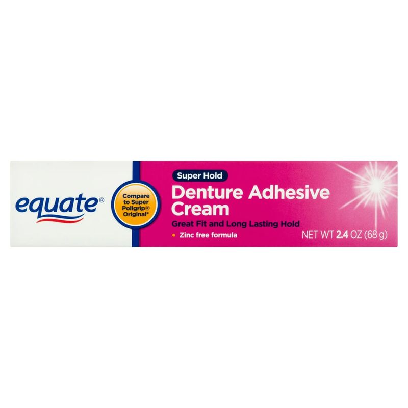 Original Denture Adhesive Cream, Zinc Free Denture Cream for Dentures ...