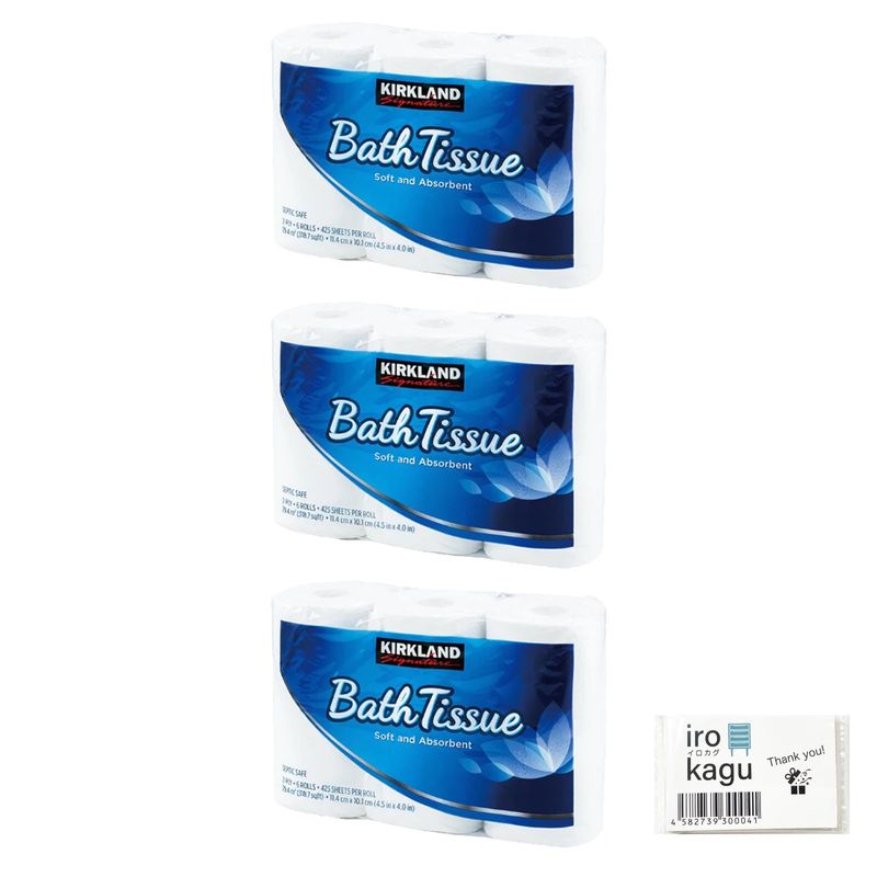Kirkland Bastish Costco Toilet Paper 18 Rolls Double Costco Variety Set ...