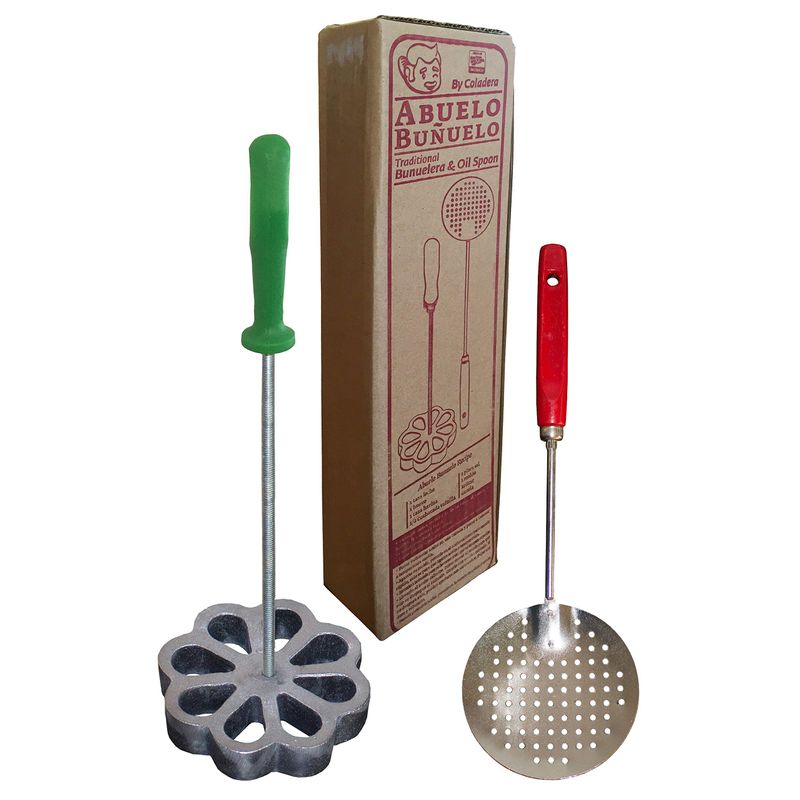 Bunuelera Iron Rossette with free Oil spoon, Molde para hacer bunuelos ...