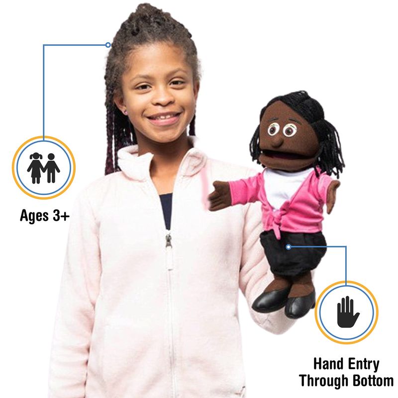 14" Barbara, Black Mom/Teacher, Hand Puppet - Online Marketplace ...