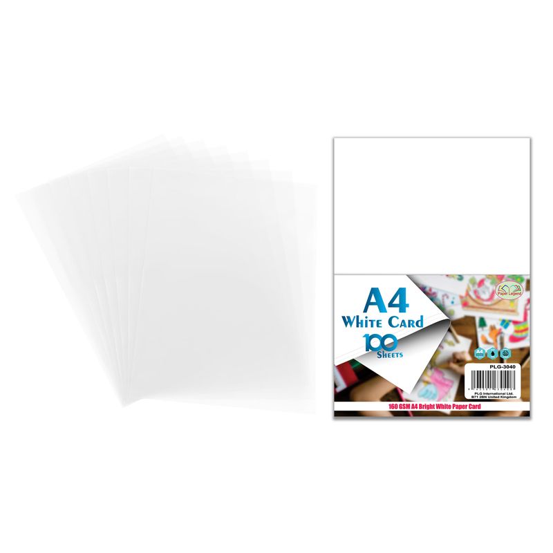 Combo Of A4 Size 50 Pcs Clear Colour L Type Folder & 100 Sheets Of ...