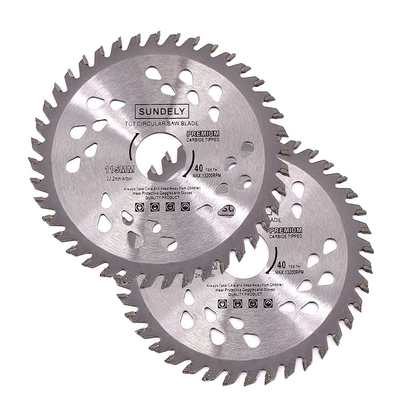 SUNDELY® Carbide Tipped TCT Circular Saw Blade Angle Grinder Disc 115 ...