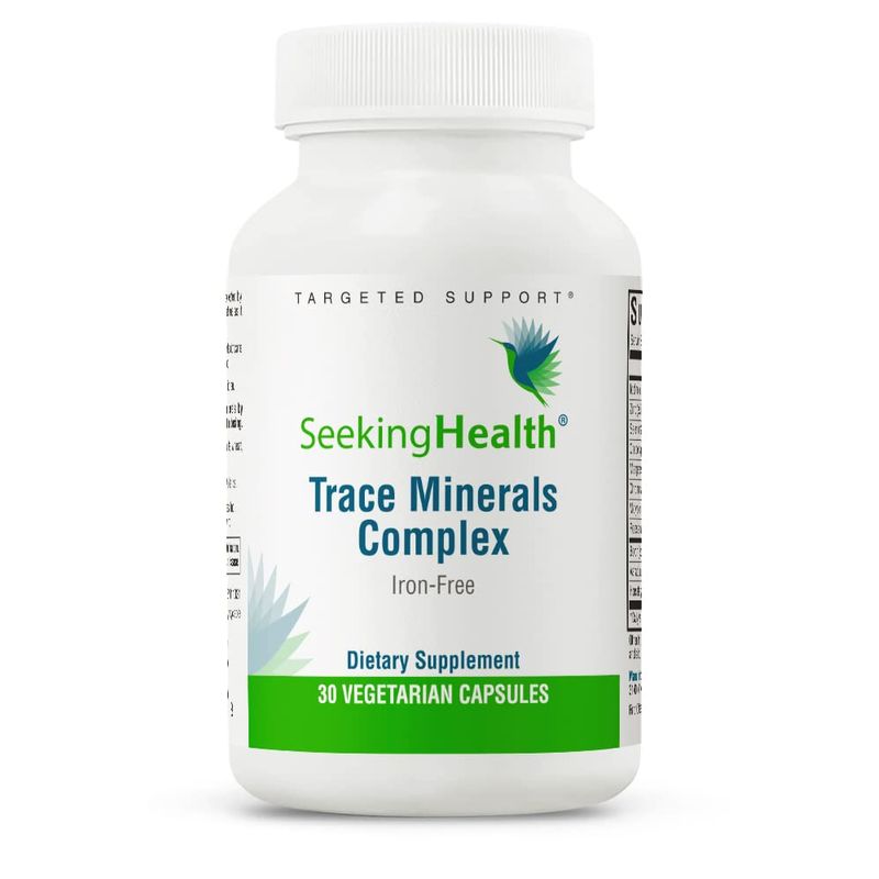 Seeking Health Trace Minerals Complex, 10 Essential Trace Minerals ...