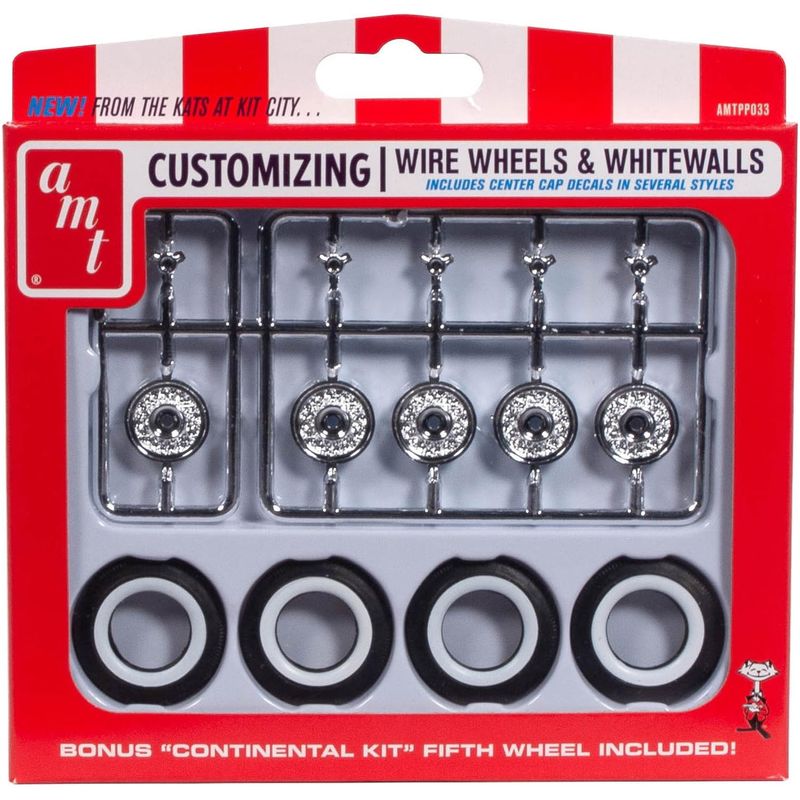 AMT Parts Packs - KH Wire Wheels & Tires Parts Pack - Online ...