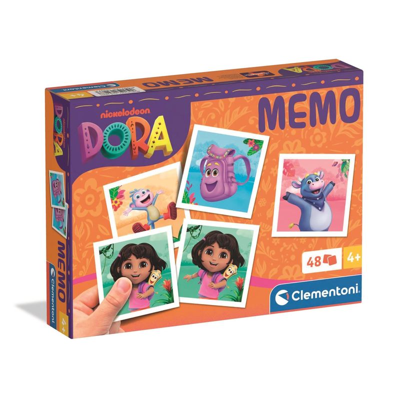 Clementoni Memo Pocket Dora the Explorer 2025 Memory Game with 48 ...