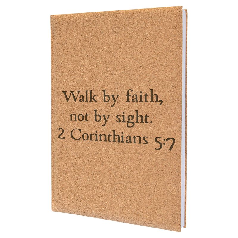 2 Corinthians 5:7 Walk by Faith Notebook - Hand-Crafted Font, Perfect ...