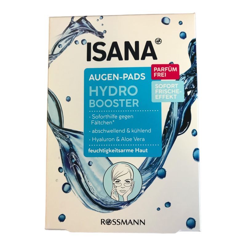 ISANA Augenpads Hydro Booster - 2 x 6 Pads - Augen-Pads mit Hyaloron ...