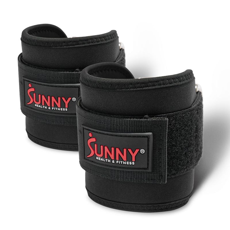 Sunny Health & Fitness Multi-Function Workout Ankle Straps (Pair ...