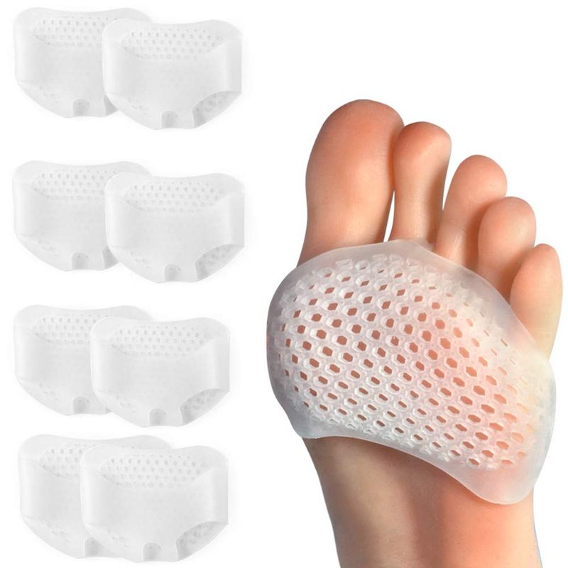 Hoogoo Toe Pads Ball of Toe Cushions Metatarsal Pads Ball of Foot Pads ...