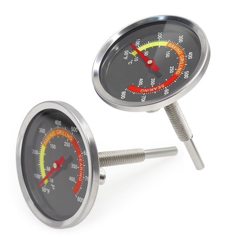 Dial Face 6 CM BBQ Thermometer - Accurate Temperature Gauge and ...