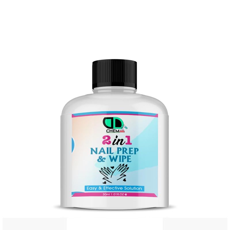 Prep + Wipe Gel Nail Polish Residue Cleaner Remover, Preparation ...