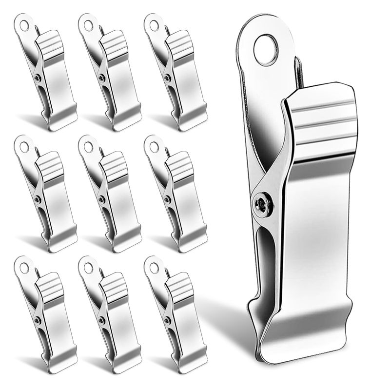 NATZERAT16 Pcs Metal Mini Clamps Mini Spring Clamp Crocodile Alligator ...