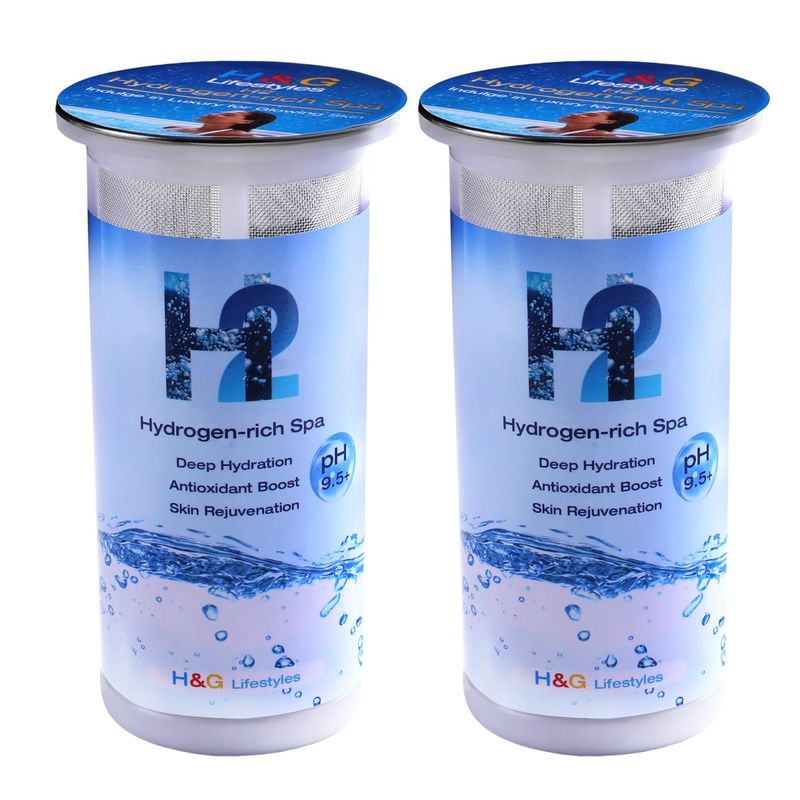H&G Lifestyles Hydrogen Bath Bombs Beads, H2 Hydrogen Water for Bathing Spa Hot Tub Foot Soak ...