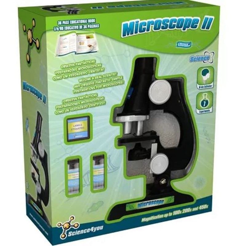 Science4You Microscope II Kit Educational Science Toy STEM Toy - Online ...