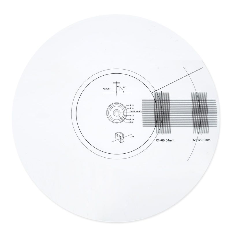 sdroceRyaM Acrylic Turntable Phonograph Cartridge Alignment Protractor ...
