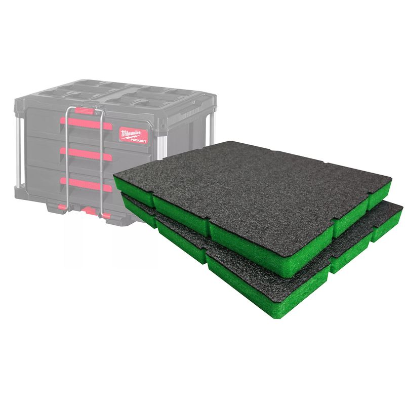 Shadow Foam Easy Peel – Foam Inserts for Milwaukee Packout Drawer Tool ...