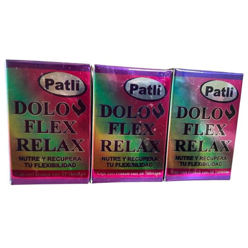 Dolo Flex Relax Patli (Pack 3) – Suplemento Natural para Bienestar ...