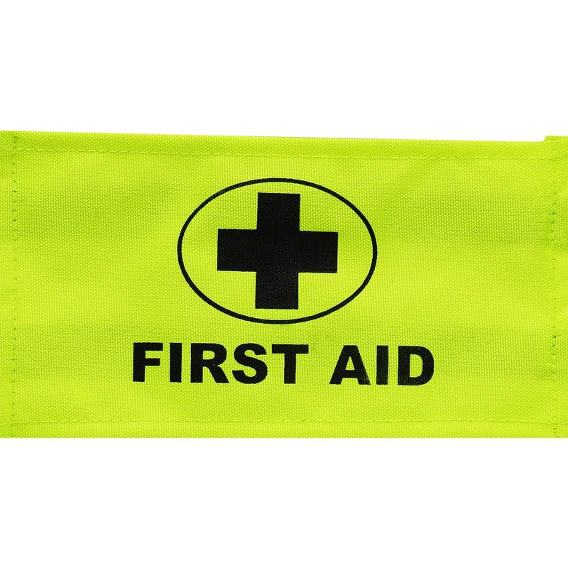 First Aid Aider Medical Armband ID Badge Green Yellow Universal Size ...