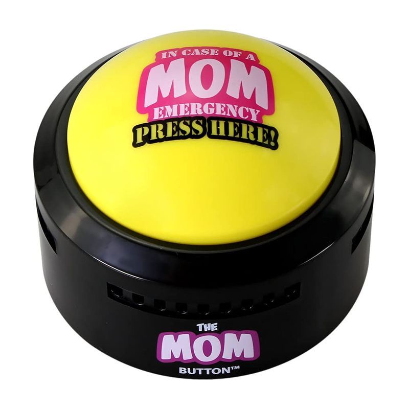 Talkie Toys Products The Mom Button – Funny Talking Button Plays 10 ...