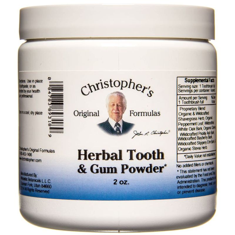 Christopher's Original Formulas Herbal Tooth and Gum Powder (2 Pack)