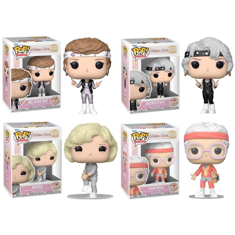 Funko The Golden Girls 40th Anniversary Pop! Complete Set (4) - Online ...
