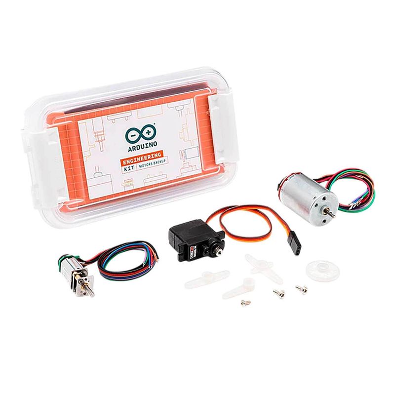 Arduino Engineering Kit R2 Motors Backup [AKX00033] - Replacement Kit with Servo Motor, Geared ...