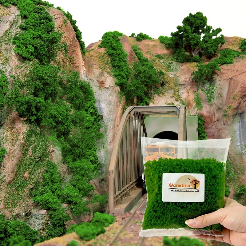 Warmtree Tree Powder Model Miniature Shrubs Bushes Terrain Model Kit ...