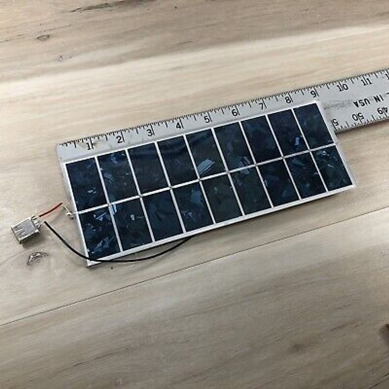 Solar Panel (s) Sunstream 5V/3W w/ USB connection for phone charge DIY ...