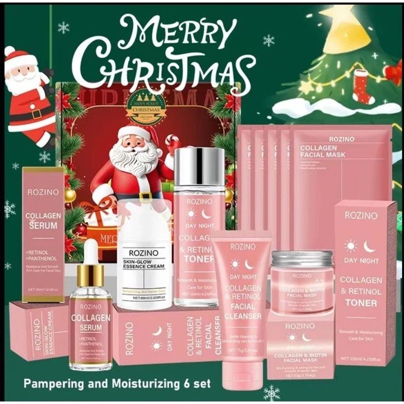 ROZINO Collagen And Retinol 6 Piece Box Set - Online Marketplace ...