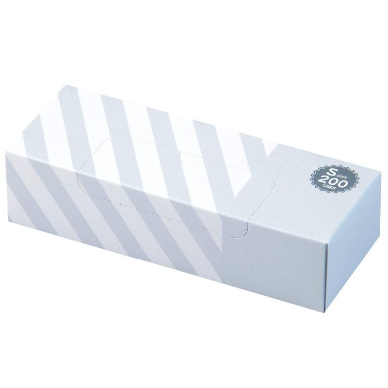 BOS Incredible Odor Resistant Bags, Striped Packaging, 200 Pieces Small ...