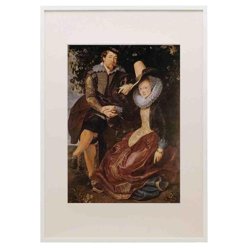 Rubens The Artist And His First Wife Isabella Brant In The Honeysuckle ...