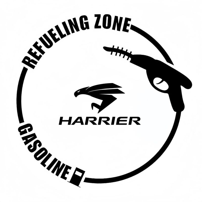 HARRIER Fuel Cap Decal Bumper Sticker Suitable for Harrier 30 Series 80 ...