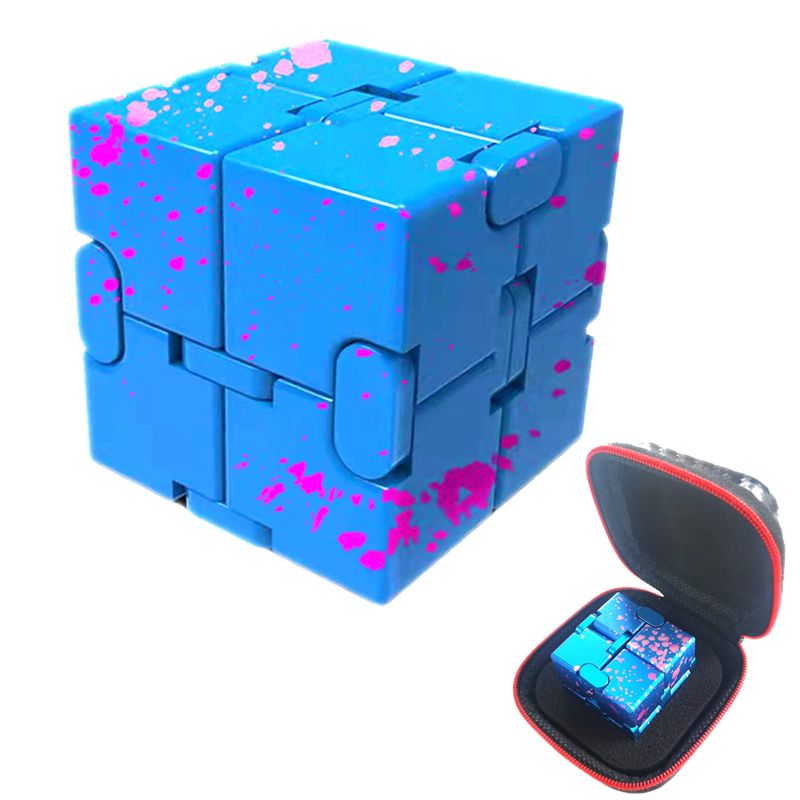 FUFUYOU Metal Fidget Toys Infinity Cube for Men Christmas Day Gifts ...