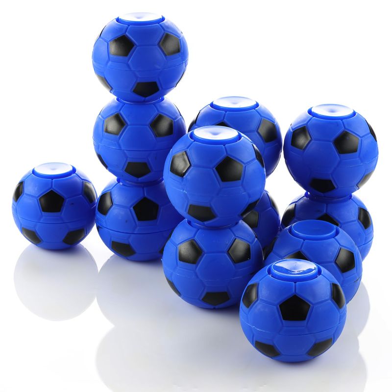 Spinner Balls 1.4''- Mini Fidget Spinner Soccer Balls - 12 Soccer Party ...