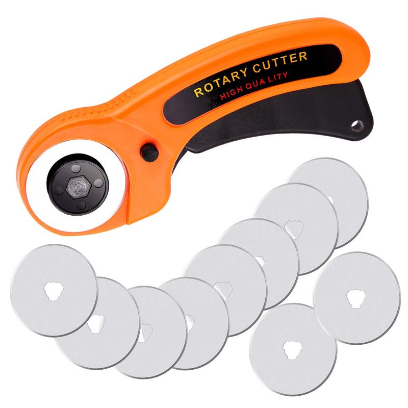 Rotary Cutter, 45mm Rotary Cutter for Fabric, Rotary Fabric Cutter with ...