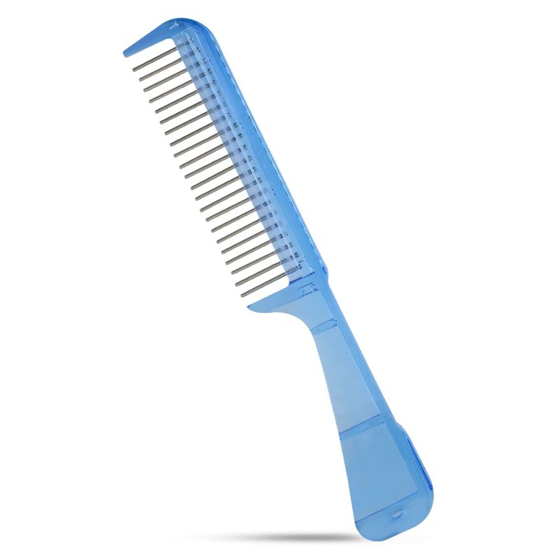 The Hair Doctor Handle Comb with silky smooth rotating teeth reduces ...