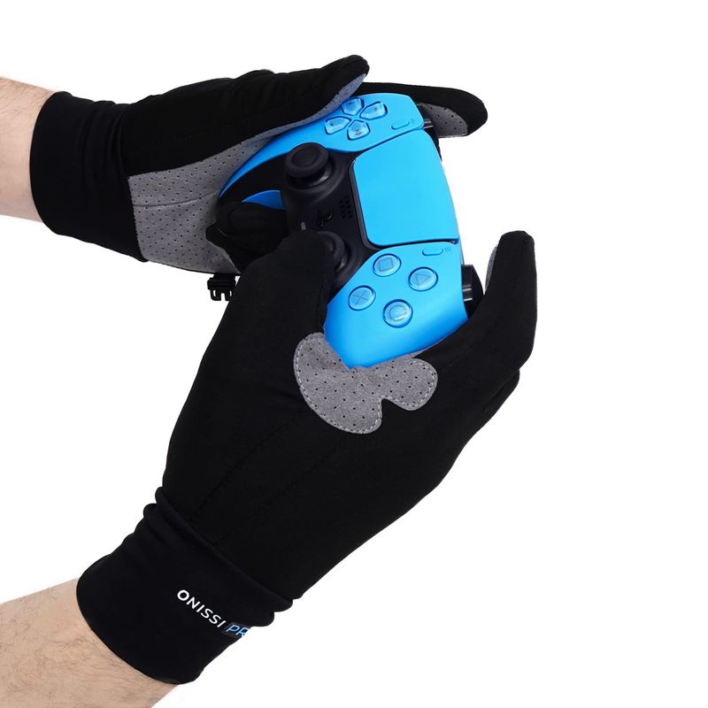 ONISSI Pro Gaming Gloves for Sweaty Hands | Sim Racing Gloves|Full ...