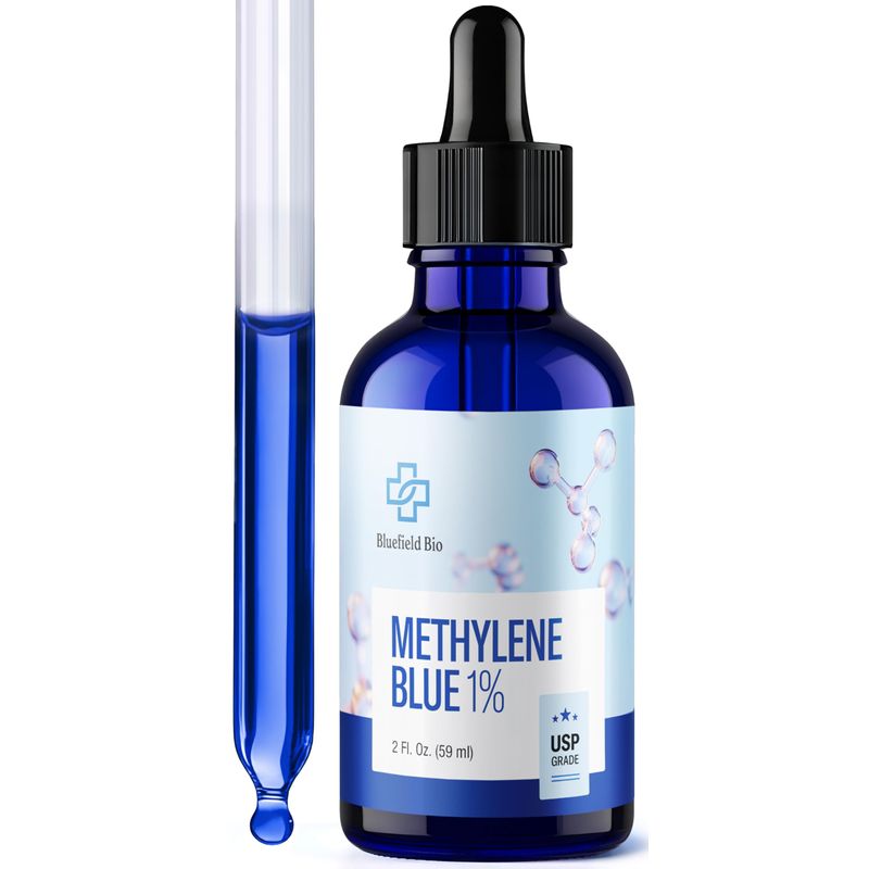 Methylene Blue Pharmaceutical Grade 2oz– USP Grade 1% Solution, Third ...