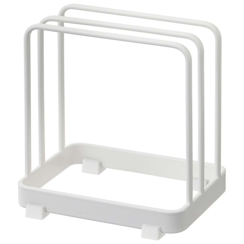 YAMAZAKI Home Plate Cutting Board Stand – Kitchen Storage Rack Holder ...