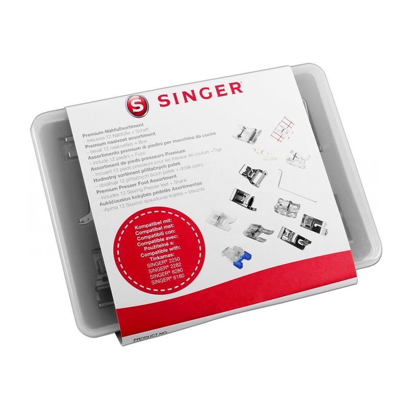 Singer Premium Sewing Foot Assortment - Includes 11 Presser Feet ...