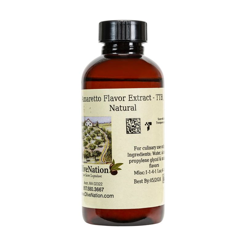 OliveNation TTB Amaretto Flavor, Amaretto Flavor Extract from Natural ...