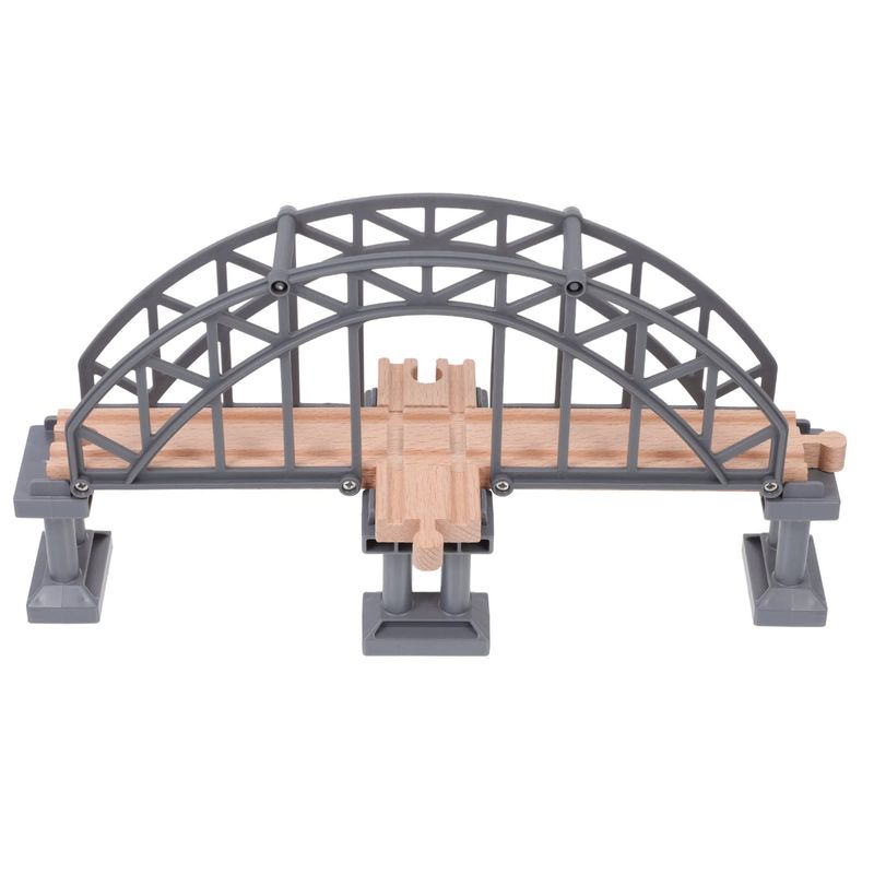 Gadpiparty Rail Bridges Toy for Kids Toddlers Train Table Long Double ...