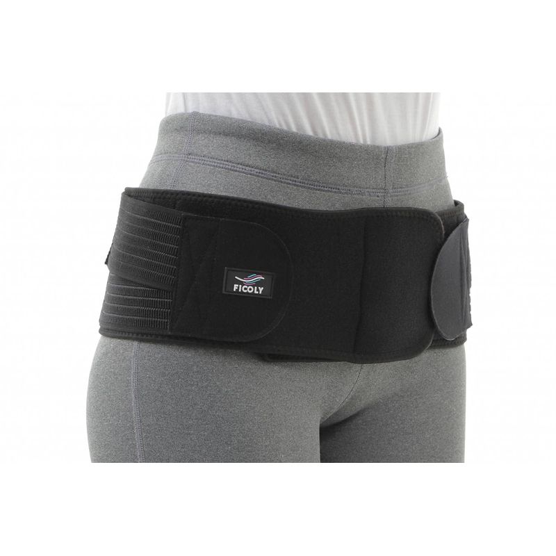 FiCOLY FW-3 Lumbar Pelvic Belt, Lumbar Supporter, Sports, Corset, Lumbar Support Belt (S-M ...