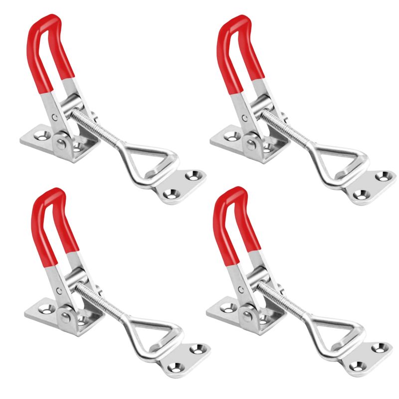 4 Pack Metal Toggle Latch,Box Closure Tension Lock Toggle Clamp Latch ...