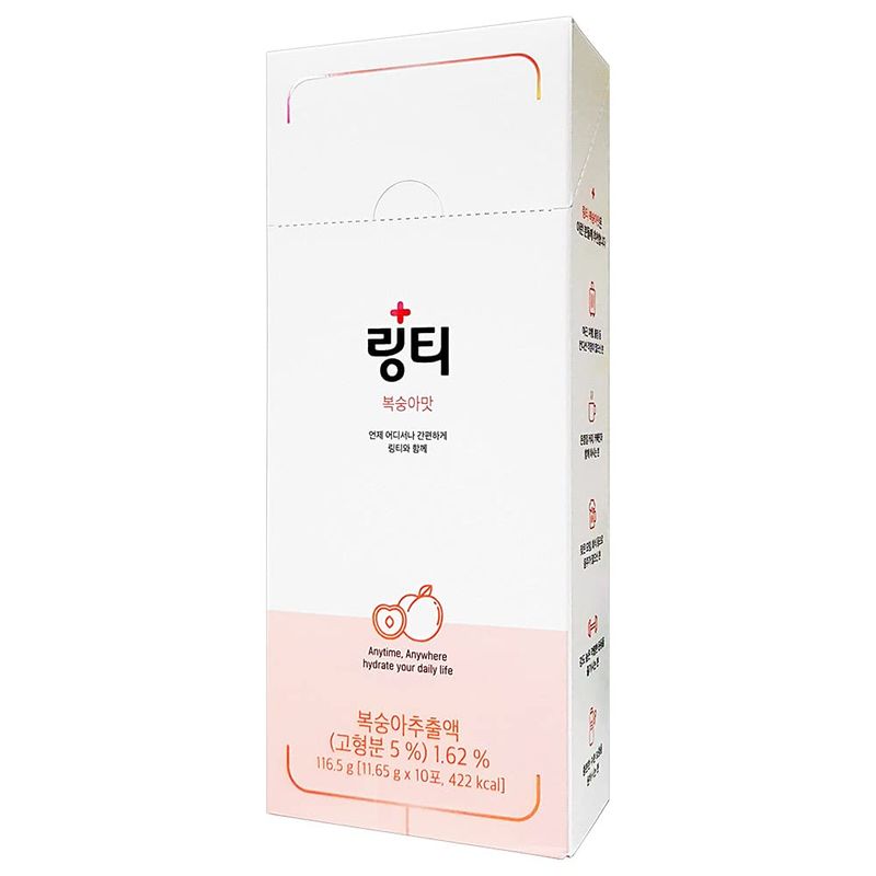 Lintea Made in Korea Peach Flavor Hydration Powder, Instant ...