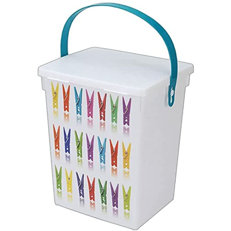 TRTO 1x Laundry Washing Up Tablet Storage Box Plastic Container Utility ...