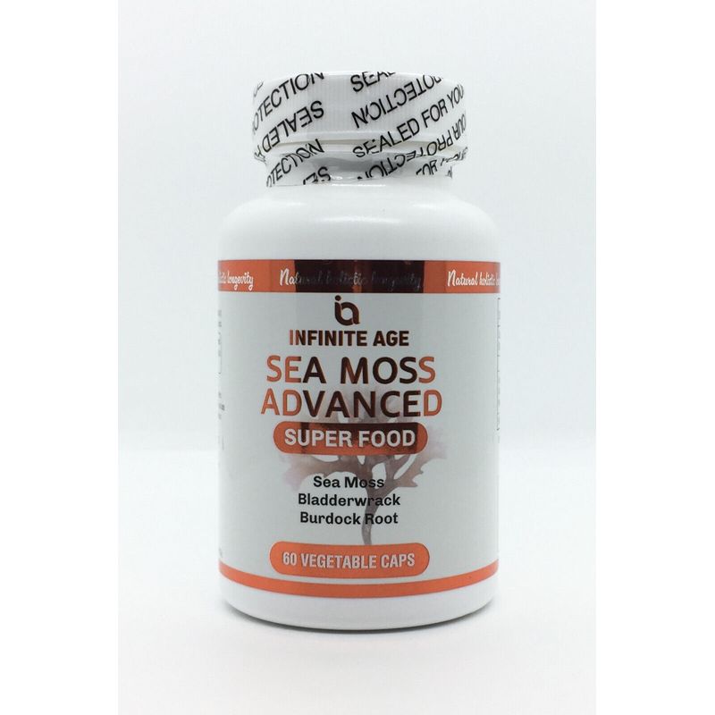 Infinite Age Sea Moss Advanced High Potency Super Food with ...
