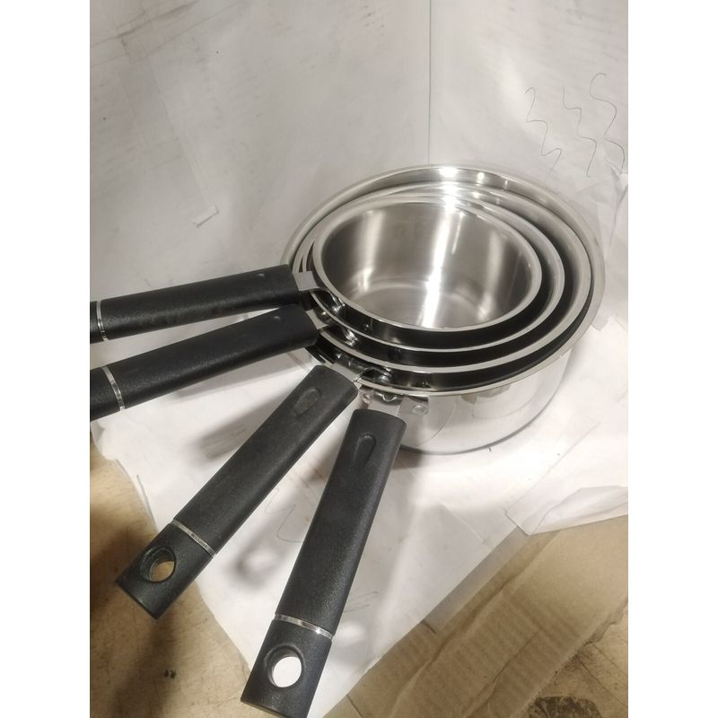 Vinod Sauce + Frying Pan, 100 % Steel Steel Handle / patila for chai ...