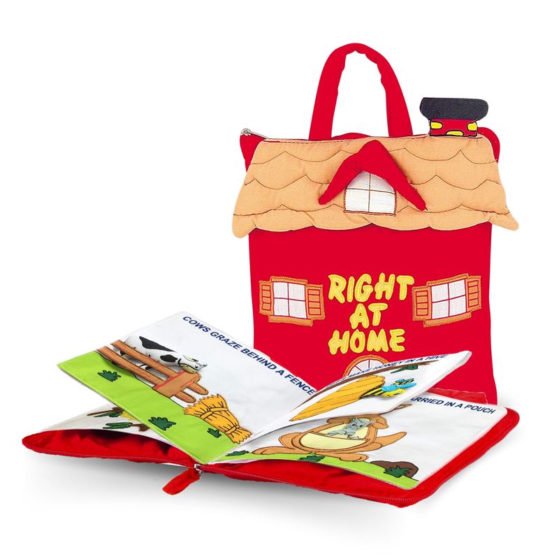 Pockets of Learning Right at Home Quiet Book, Animal Activity Busy Book ...