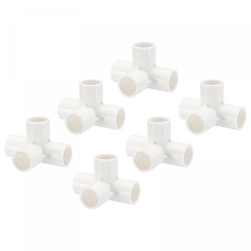 sourcing map 1 Pack PVC Pipe Fittings - Water Tubing Joint Connectors ...